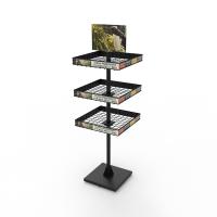 China Cat Dog Products Pet Store Fixture Custom 3 Tier Pet Ingredients Display for sale