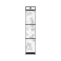 China 4-way Metal Tile Display Racks Retail Showroom Ceramic Floor Tile Display Rack for sale