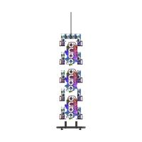 China Spirit Store Metal Small Coke Bottle Rack Monster Energy Drink Display Rack for sale