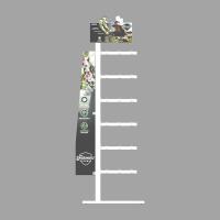 China Metal Wire Peg Hook Display Rack For Retail Store Sleeves Merchandising for sale