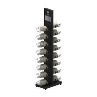 China Clothing Store Fixture Metal Baseball Hat Rack Display Stand For Retail Store for sale