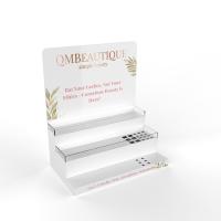 China Cosmetics Retail Store Countertop Acrylic False Eyelash Display Stand Lashes Rack for sale