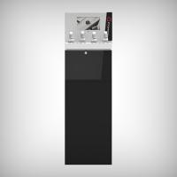 China Custom Floor Standing Wood Acrylic Watch Display Case For Retail Store Merchandising for sale