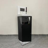 China Custom Floor Standing Wood Acrylic Watch Display Case For Retail Store Merchandising for sale