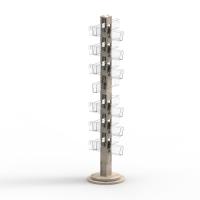 China Wood Card Display Units Wholesale Greeting Card Stand Revolving For Sale for sale