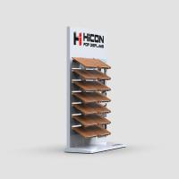 China Floorstanding Metal 6-Tier Stone Marble Granite Display Rack For Sale for sale