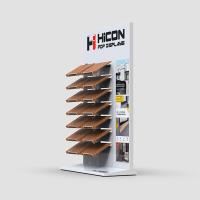 China Floorstanding Metal 6-Tier Stone Marble Granite Display Rack For Sale for sale