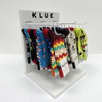 China Retail Sock Hanging Custom Tabletop Sock Display Racks 3 Pegs For Shop for sale