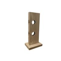 China Custom Wooden Display Racks Countertop 3 Set Door Lock Display for sale