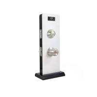 China Custom Wooden Display Racks Countertop 3 Set Door Lock Display for sale