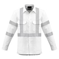 China Custom Logo Long Sleeve Hi Vis Vest Hi Vis Safety Shirts With Reflective Strip for sale