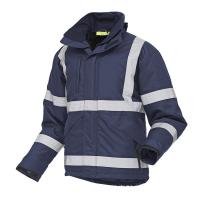 China Polyester Hi Vis Insulated Jacket Outdoor Security OEM Hi Vis Safety Jacket for sale