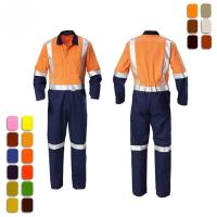 China 100% Cotton Reflective Insulated Coveralls Mechanic Uniform Work Men Coverall for sale