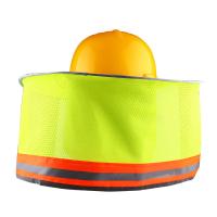 China Ergonomic Hi Vis Hard Hat Sun Shade Ventilated Sun Shade Neck Cover With Visor for sale