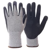China Anti Slip Industrial Safety Gloves Cotton Polyester Garden Work Gloves for sale