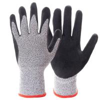 China Anti Slip Industrial Safety Gloves Cotton Polyester Garden Work Gloves for sale