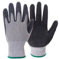 China Anti Slip Industrial Safety Gloves Cotton Polyester Garden Work Gloves for sale