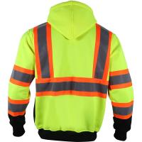 China EN Waterproof Hi Vis Hoodie Cotton Material Hi Vis Pullover Hoodie for sale