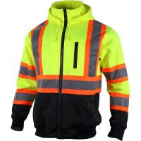 China EN Waterproof Hi Vis Hoodie Cotton Material Hi Vis Pullover Hoodie for sale