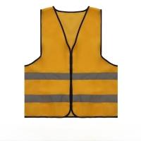 China Hi Vis Reflective Safety Vests With Pockets Polyester SGS Certificate for sale