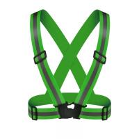 China High Visibility Reflective Elastic Strap Safety Vest Belt For Outside Running Safety for sale