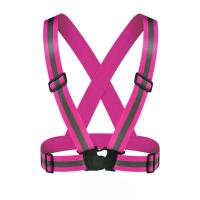 China High Visibility Reflective Elastic Strap Safety Vest Belt For Outside Running Safety for sale