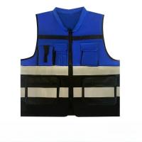 China Custom Logo Construction Security Safety Vest Reflective Clothing Reflector Safety Hi vis Vest with Pocket for sale