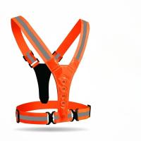 China USB Charging Reflective Safety Vests High Visilibility Customized Logo for sale
