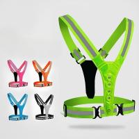 China USB Charging Reflective Safety Vests High Visilibility Customized Logo for sale