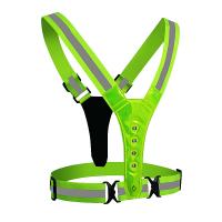 China USB Charging Reflective Safety Vests High Visilibility Customized Logo for sale