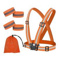 China Reflective Band Hi Vis Belt Vest For Night Time Running Cycling Working for sale