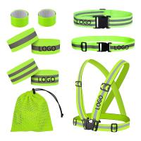 China Reflective Band Hi Vis Belt Vest For Night Time Running Cycling Working for sale