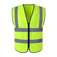 China High Visibility Safety Reflector Reflective Vest Construction Wear Safety Protective Breathable Workwear Manufacturer Ve for sale
