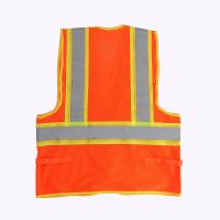China High Visibility Safety Reflector Reflective Vest Construction Wear Safety Protective Breathable Workwear Manufacturer Ve for sale