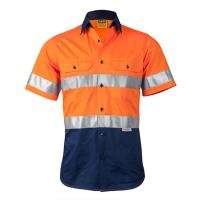 China Short Sleeve High Visibility Work Shirts OEM Hi Vis Polo Shirts for sale