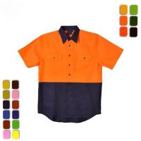 China 100% Cotton Hi Vis Reflective Polo Shirt Security For Summer for sale