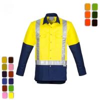 China OEM Reflective Safety Shirts High Visibility Safety Polo Shirt With Pockets for sale