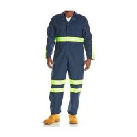 China Elastic Reflective Safety Coveralls Hi-Vis Safety Coverall With Reflective Stripe Tape for sale