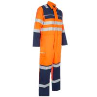 China Fire Retardant Reflective Safety Coveralls Cotton Hi Vis Waterproof Coveralls for sale