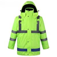 China Windproof Reflective Safety Rainwear OEM High Visibility Rain Suits for sale