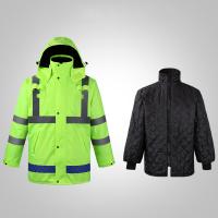 China Windproof Reflective Safety Rainwear OEM High Visibility Rain Suits for sale