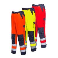 China SGS Reflective Safety Pants Washable ODM High Visibility Pants for sale