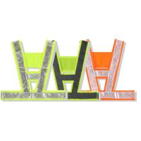 China View larger image Add to Compare  Share Safety Visible Running Vest Luminous Elastic Belt/Reflector Vest With Reflectiv for sale