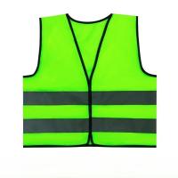China SGS Kids Reflective Vest Velcro Closure High Visibility Custom Safety Vests for sale