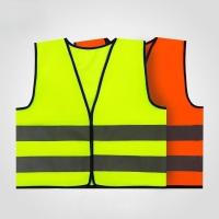 China SGS Kids Reflective Vest Velcro Closure High Visibility Custom Safety Vests for sale