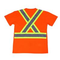 China Unisex Reflective Safety Shirts Washable OEM High Visibility T Shirts for sale