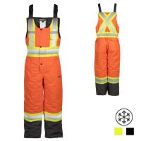 China Fluorescent Orange Reflective Safety Pants OEM High Visibility Waterproof Trousers for sale