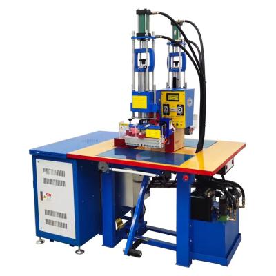 China Hydraulic High Frequency Embossing Machine with 400 KGS Pressure for TPU Fabric Labels and Leather Goods for sale