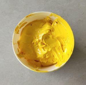 China SC-3150 PVC Gold Ink for Rubber Stamps and Fabric Labels - Medium Yellow Color in 1KG/5KG/20KG Buckets for sale
