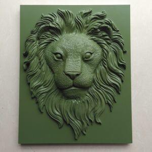 China Silicone Leather Glue Mold Embossing Stamp with Lion Pattern - 50cm x 40cm Mold Size, 380V 18KW Power for sale